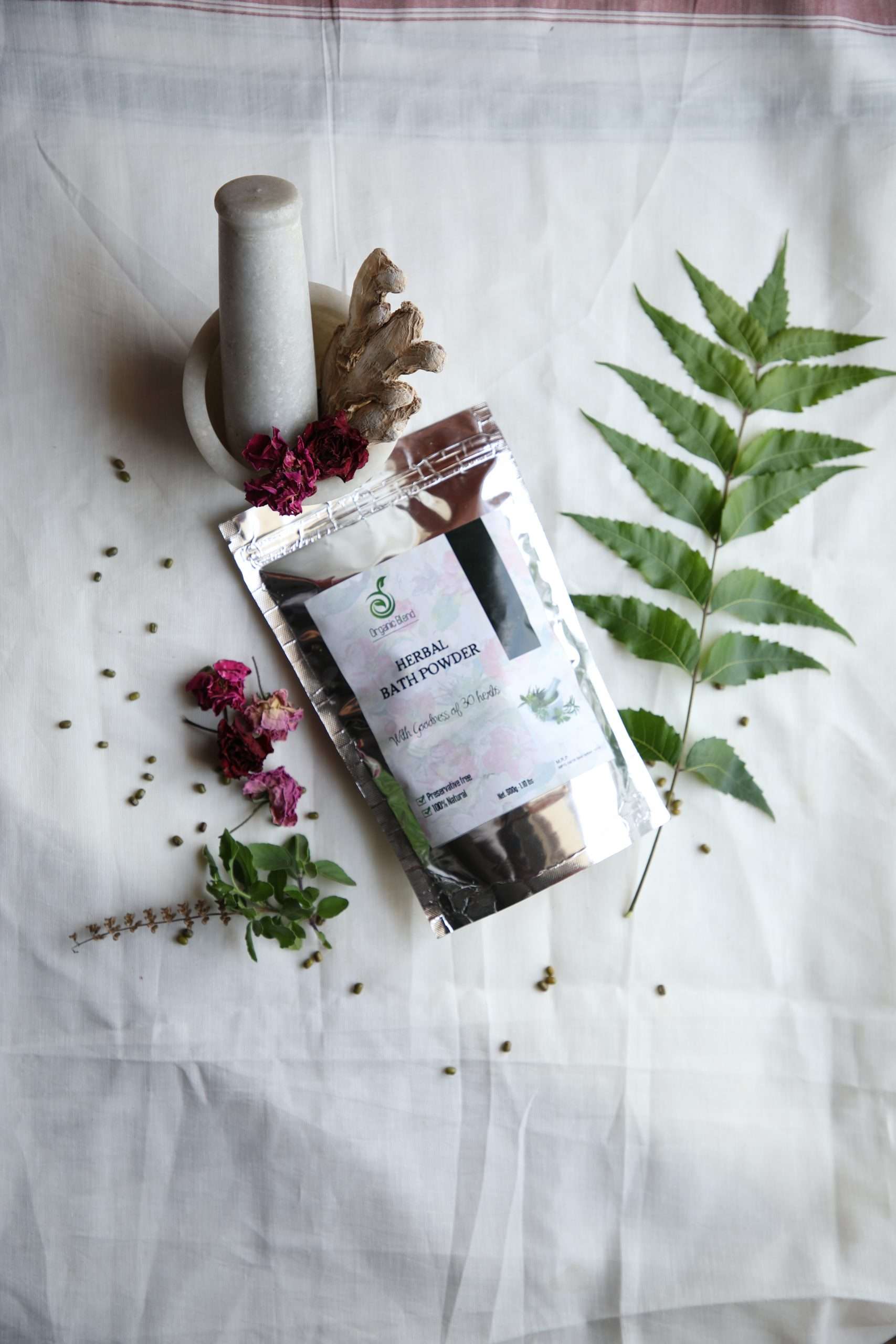 Herbal Bath Powder - Organic Blend Products